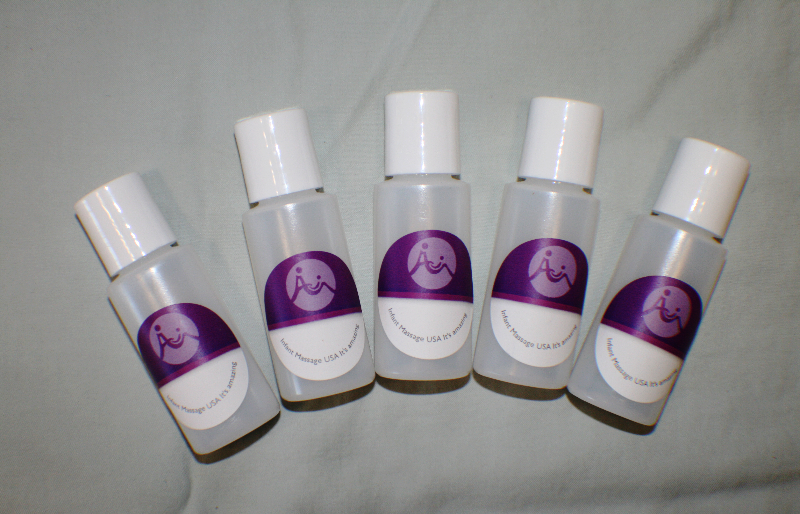Infant Massage Oil Bottles 1 Oz Pack Of 5 Infant Massage Usa® 2438